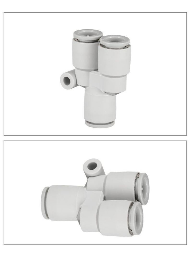 【谦华智科 Q-KQ2U系列 Y型快插 三通接头 Q-KQ2U06-10 6-10mm 白色多少钱】Q-KQ2U06-10/6-10mm/白色-鑫方盛